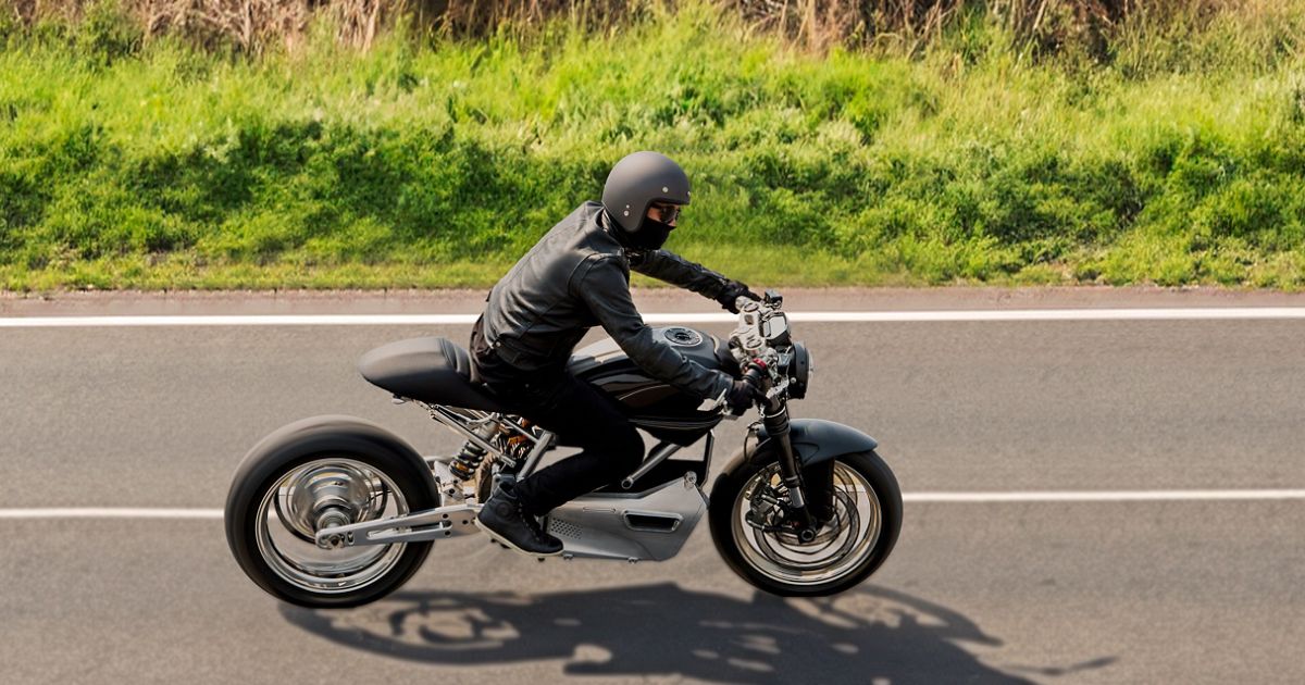 An electrifying ride. Plugging into the future with electric motorcycles.