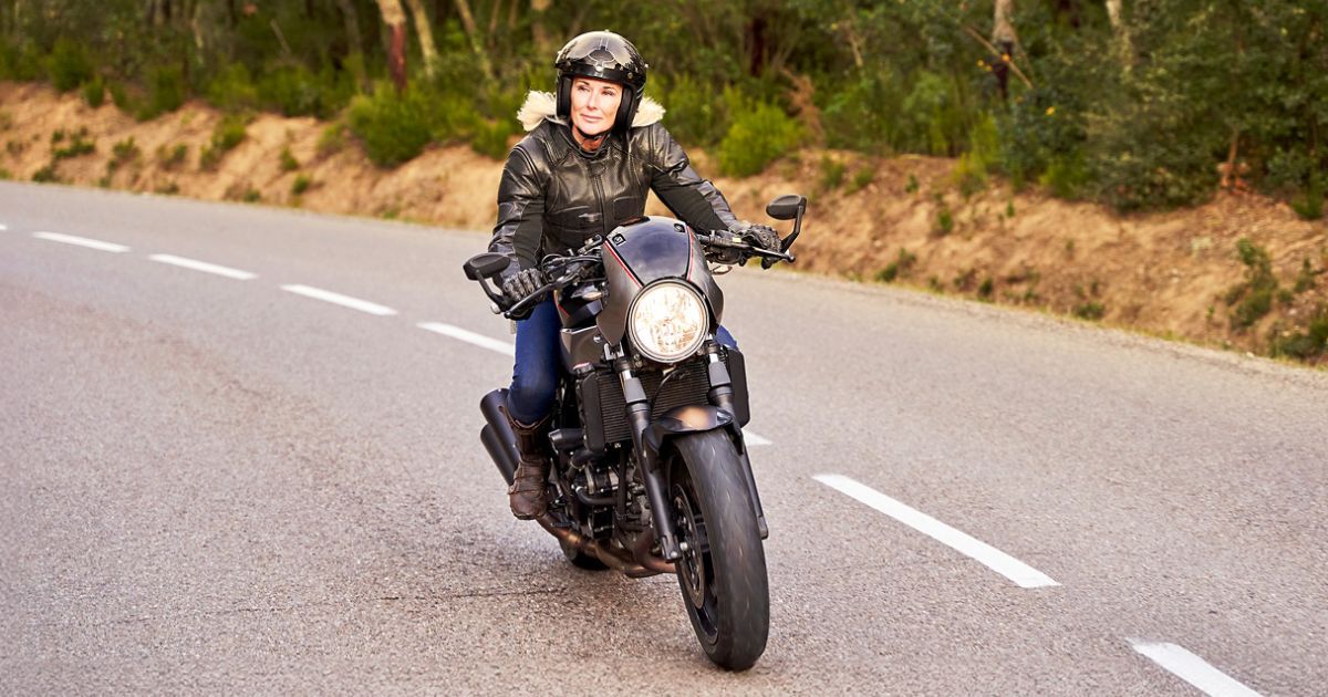 The freedom of motorcycle riding